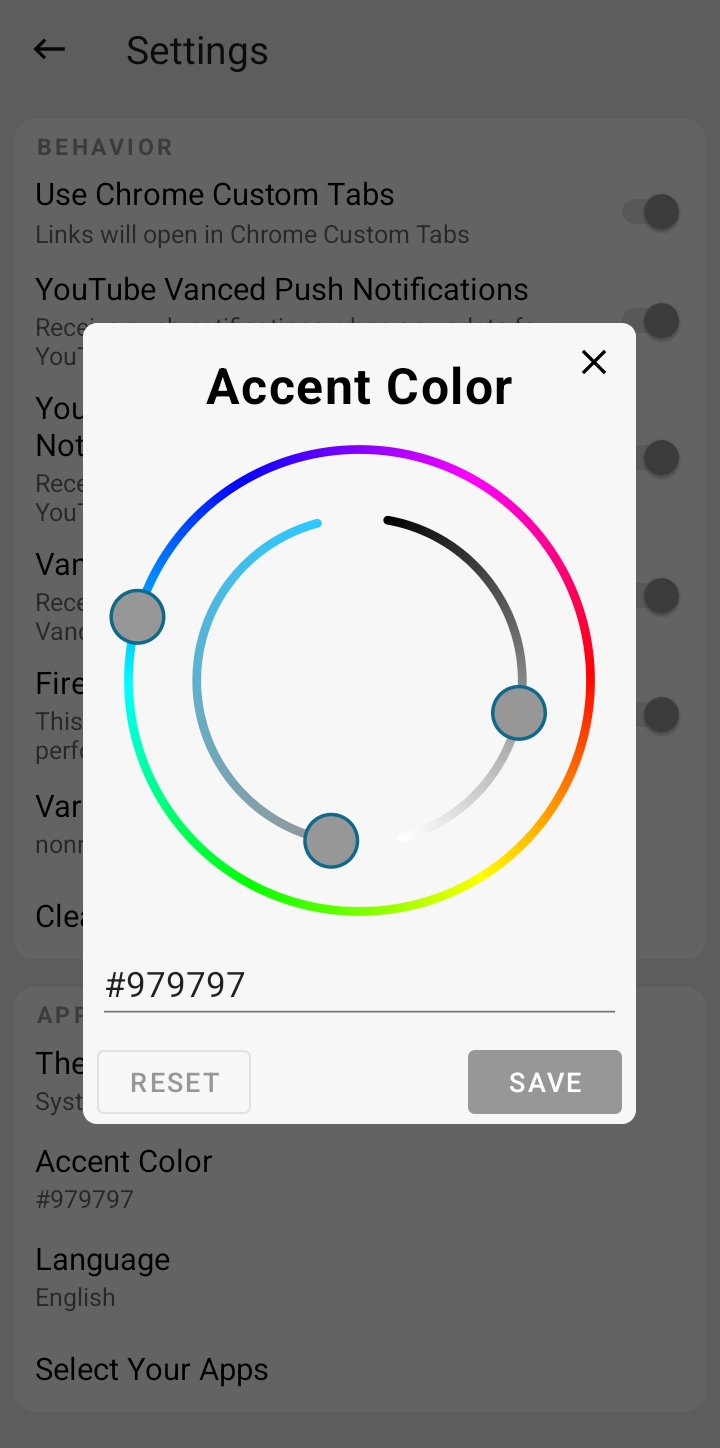 Accent color. · Issue #533 · ReVanced/revanced-manager · GitHub