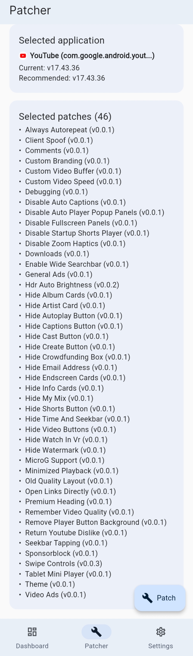 YouTube patching error.(Non-root) · Issue #1716 · ReVanced/revanced-patches · GitHub