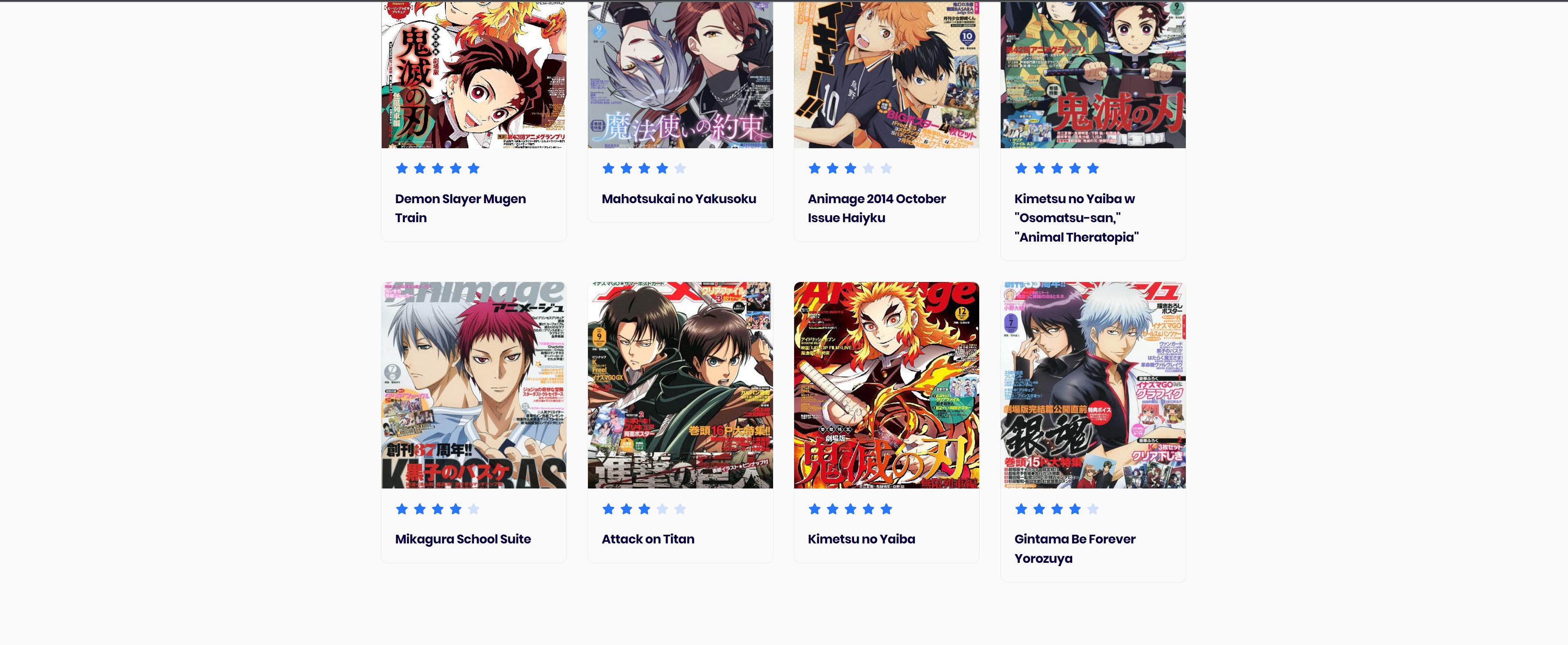 GitHub - Travnal/anime-website