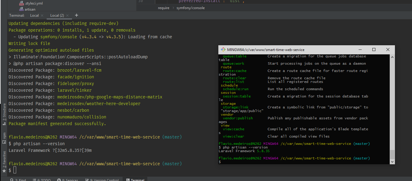 bug color in symfony/console 4.3.5 windows git bash · Issue #33915 · symfony/symfony · GitHub