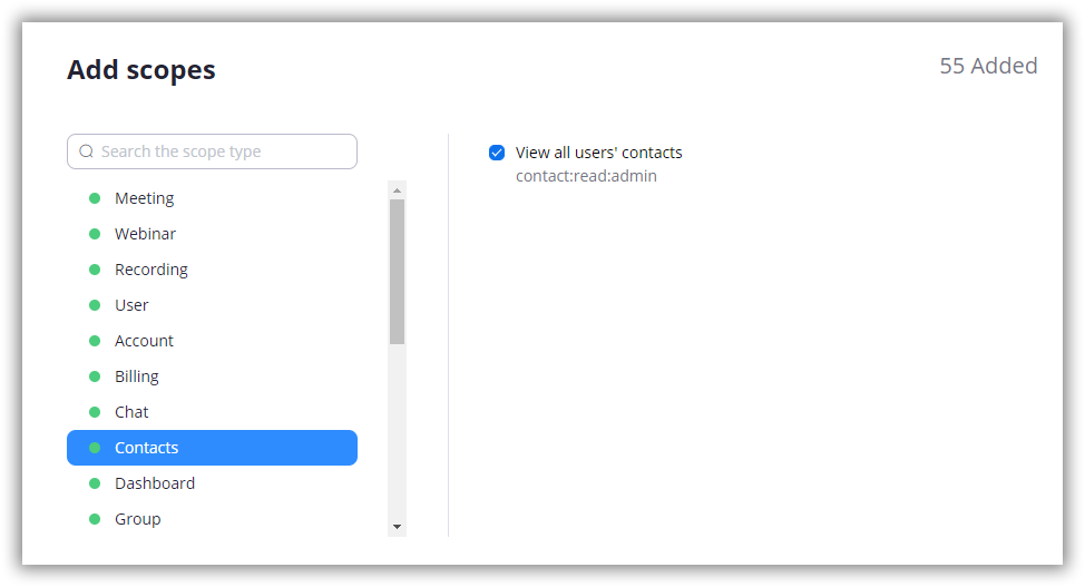 New resource: Contacts · Issue #21 · Jericho/ZoomNet · GitHub