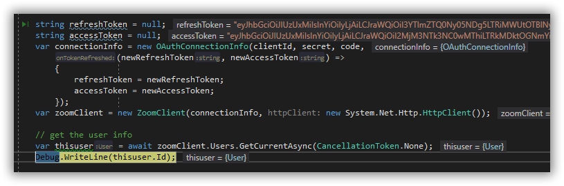 Missing RedirectUri on OAuthConnectionInfo · Issue #104 · Jericho/ZoomNet · GitHub