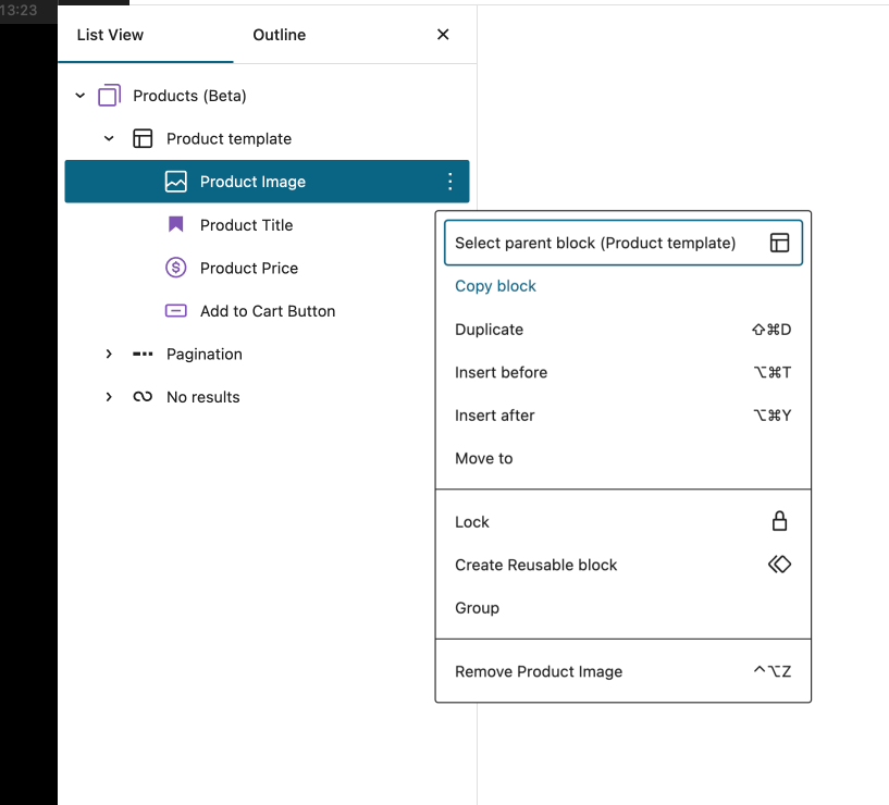 Children of block variations refer to their parents with their original name · Issue #46833 ...