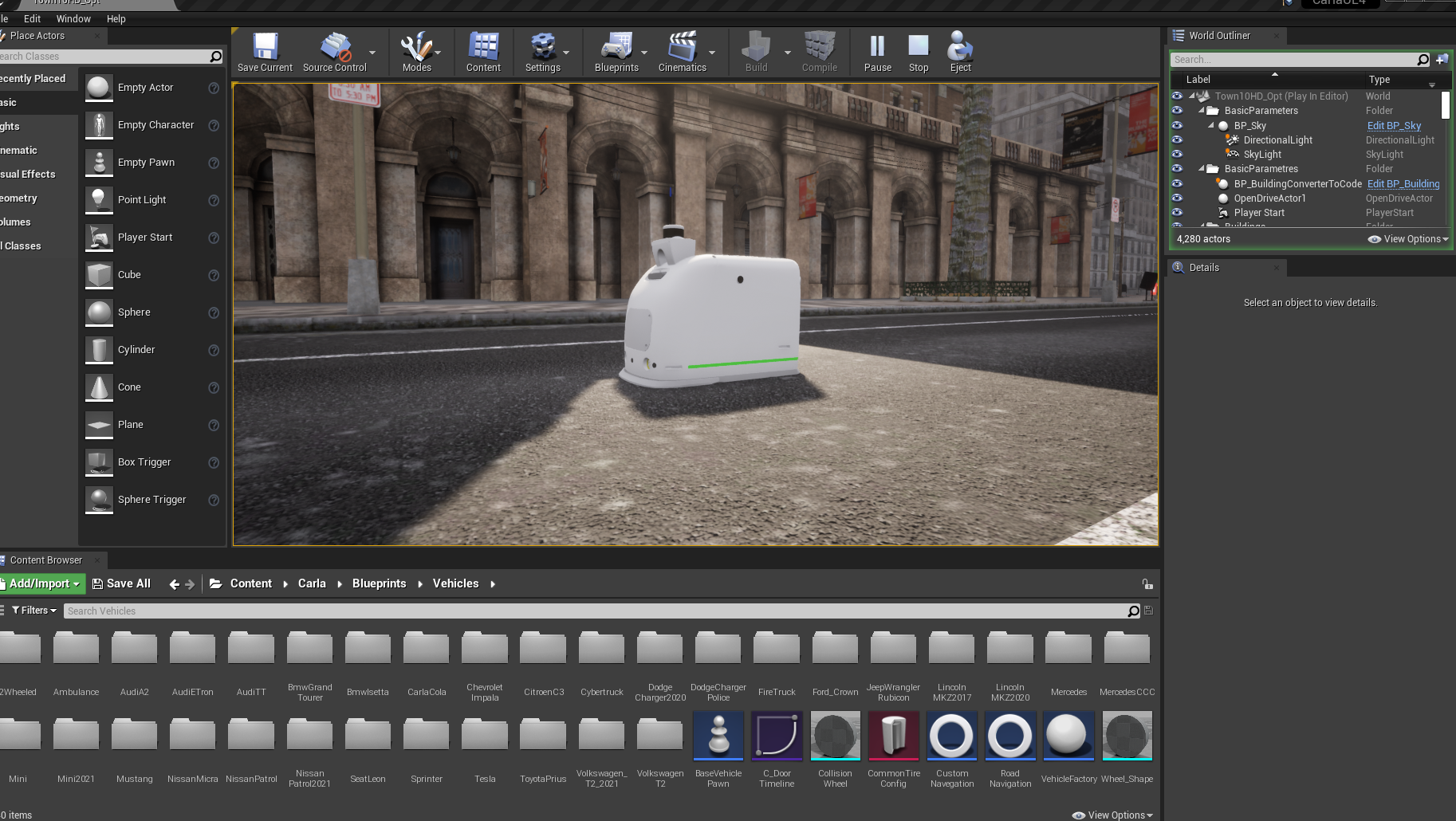Add own vehicle but wheels are sinking in 0.9.13 · Issue #5980 · carla-simulator/carla · GitHub