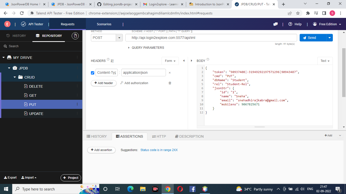 GitHub - snehadhiraj/jsondb-project: Learn to handle JSON-DB from the scratch
