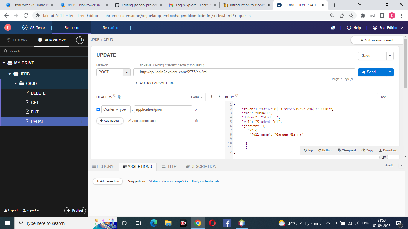 GitHub - snehadhiraj/jsondb-project: Learn to handle JSON-DB from the scratch