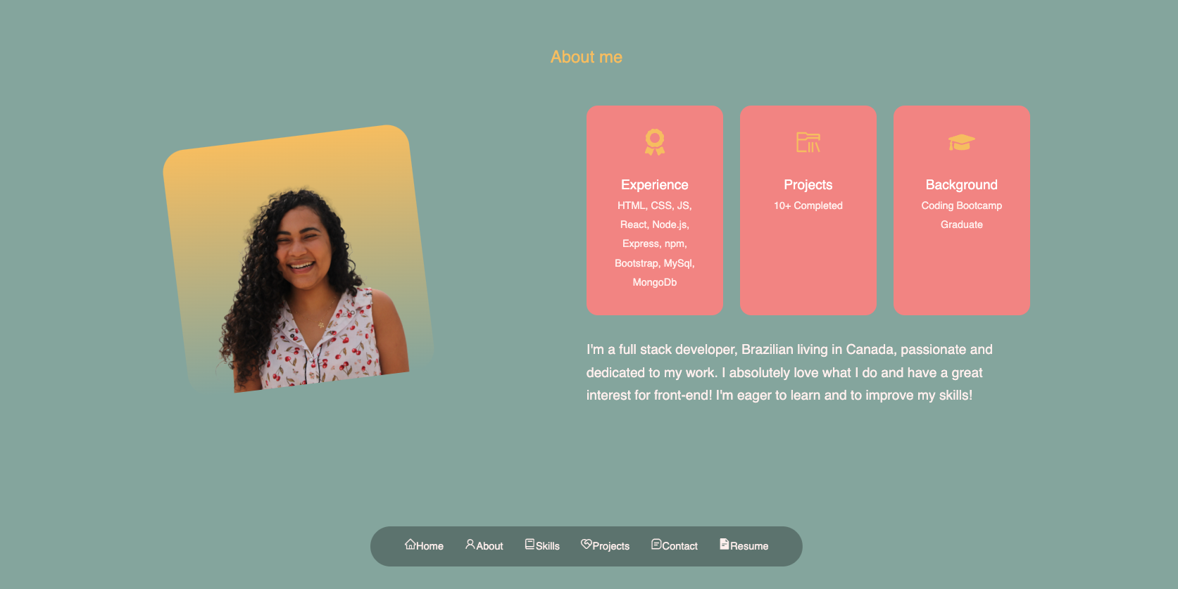 GitHub - puentedg/React-Portfolio: My portfolio created using react