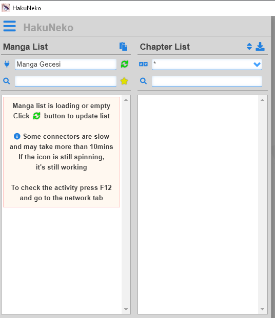[Manga Gecesi] Connector not working · Issue #4943 · manga-download/hakuneko · GitHub