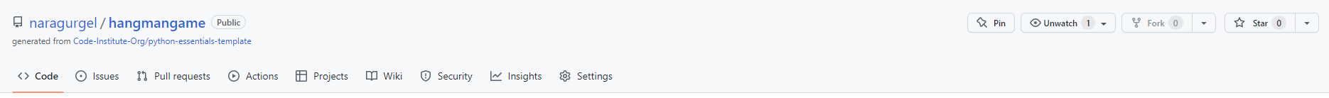 GitHub - Code-Institute-Submissions/hangmangame-1