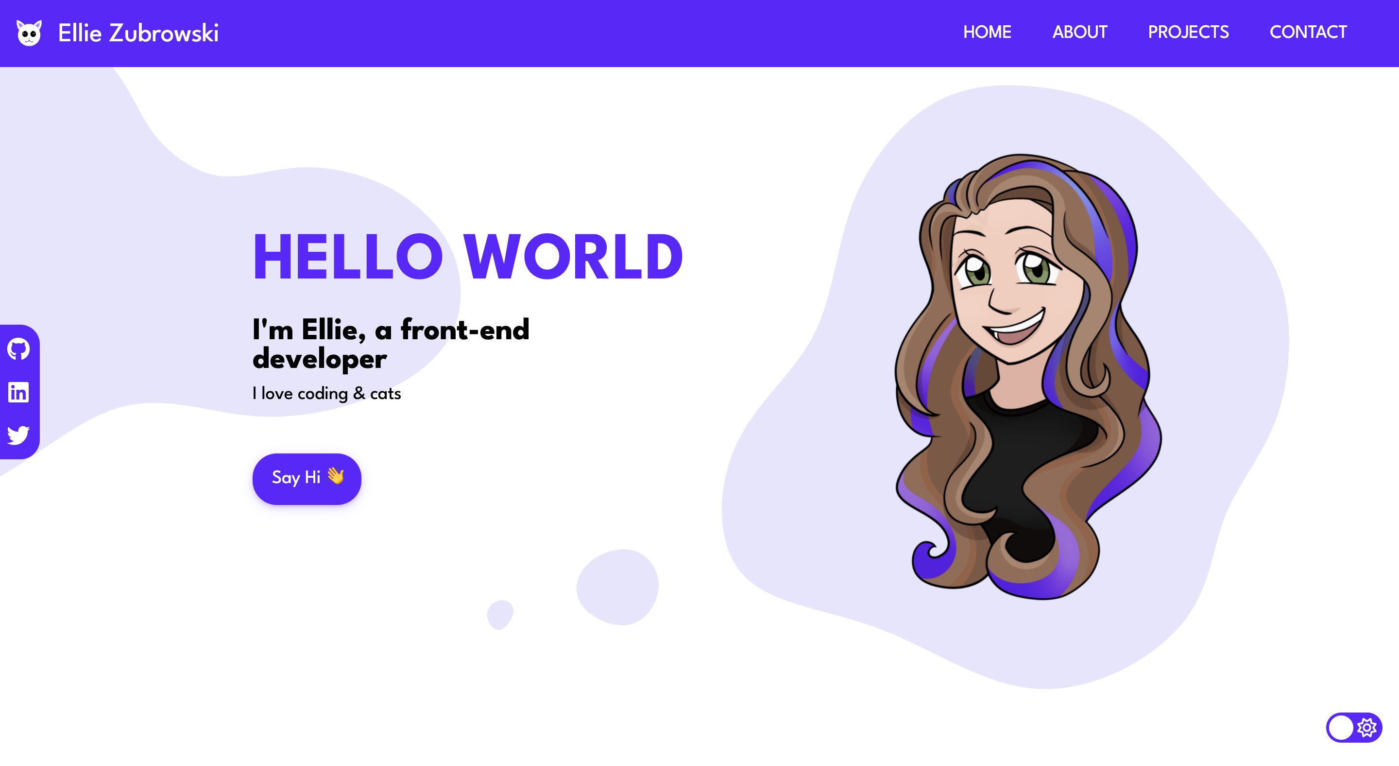 GitHub - elliezub/Personal-Portfolio: Personal portfolio webpage- last project in freecodecamp's ...