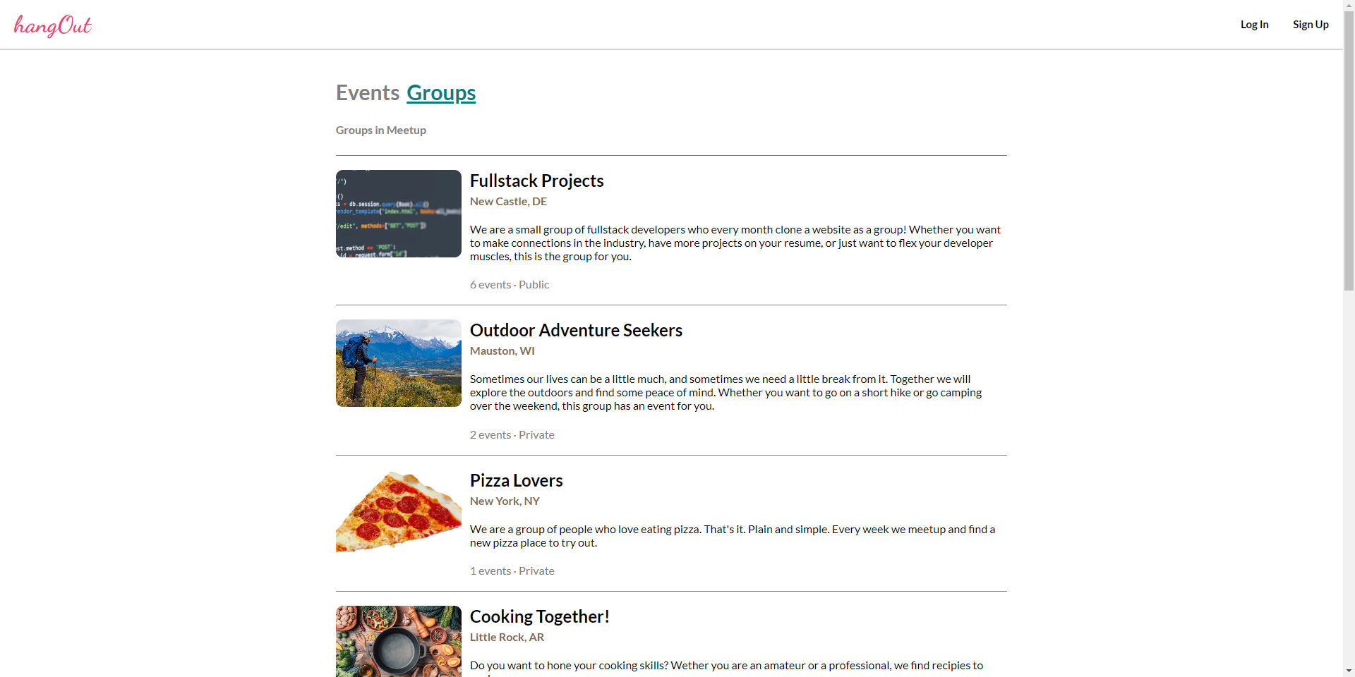 GitHub - JohnTimothyCruz/Hangout