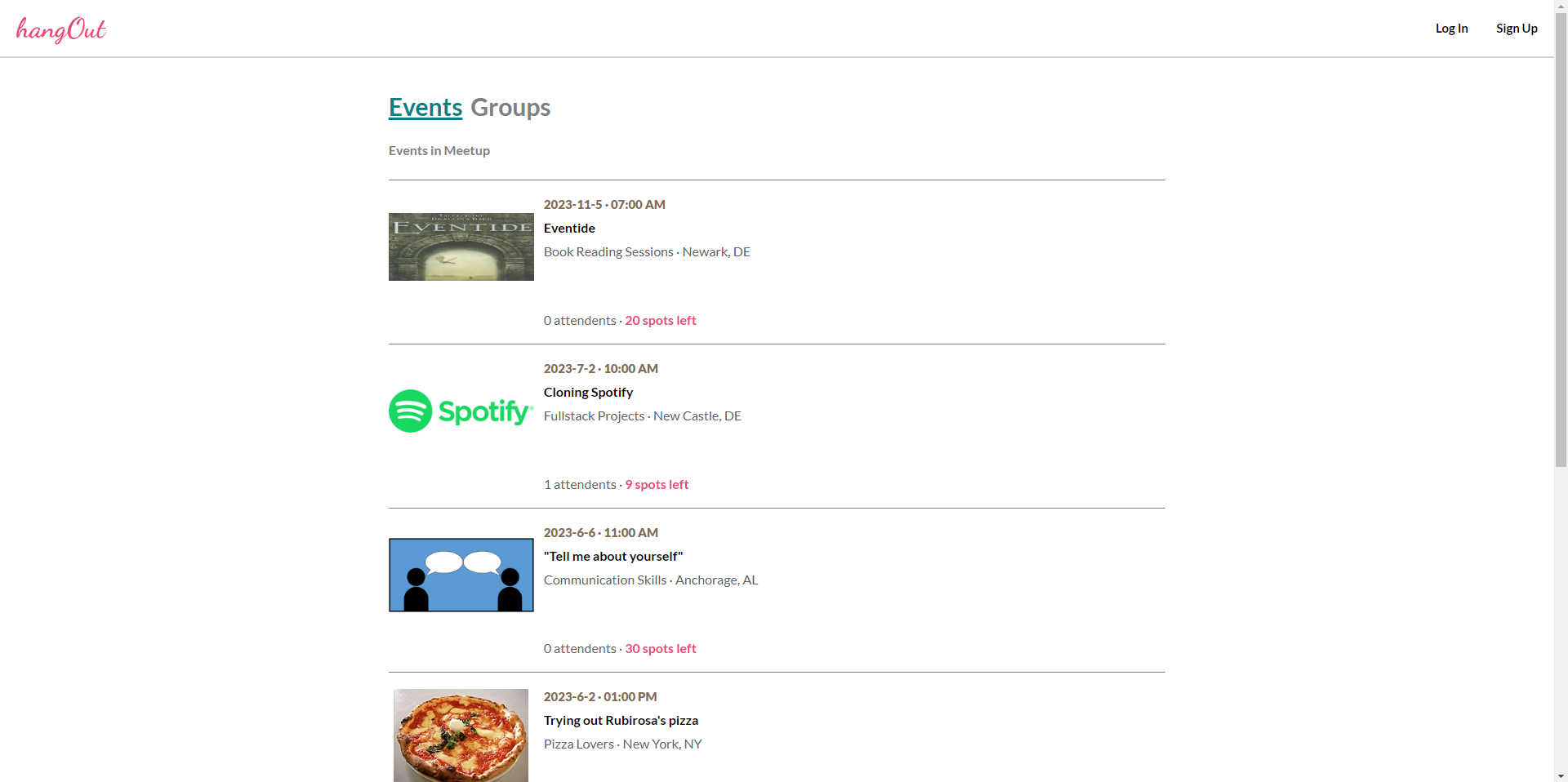 GitHub - JohnTimothyCruz/Hangout