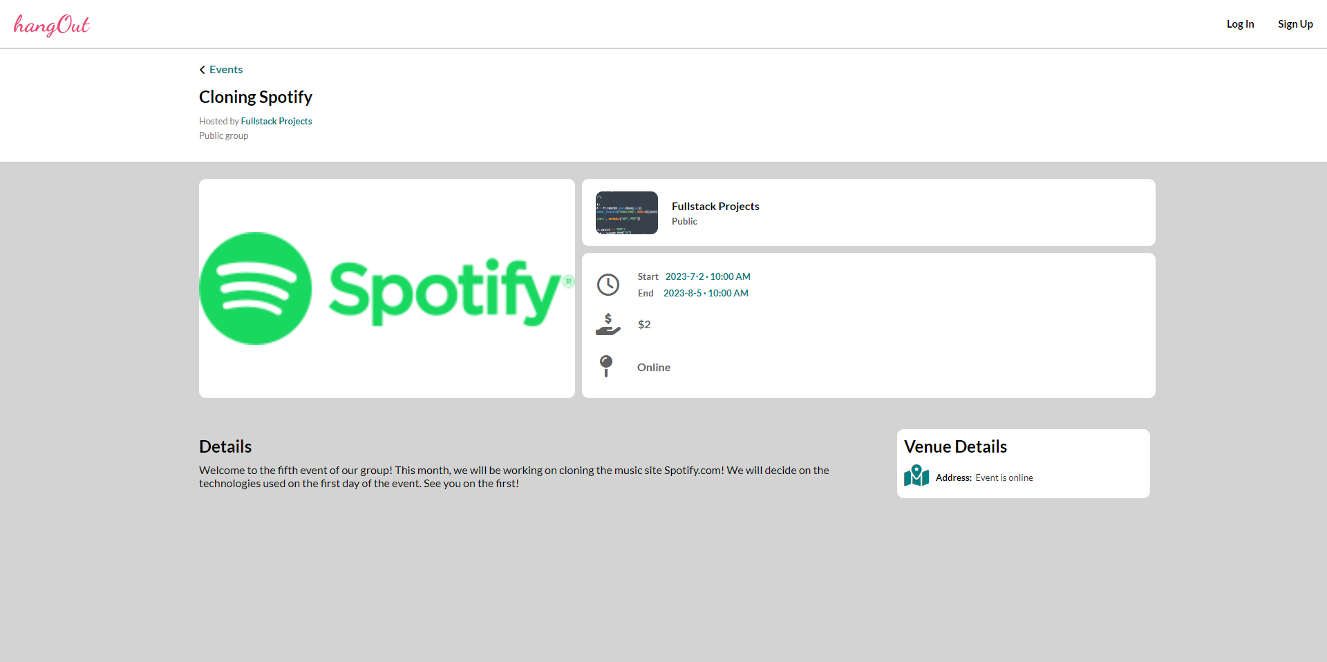 GitHub - JohnTimothyCruz/Hangout