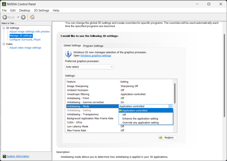 Using the `viewport` stretch mode and resizing the window (or using "shrink" value other than 1 ...