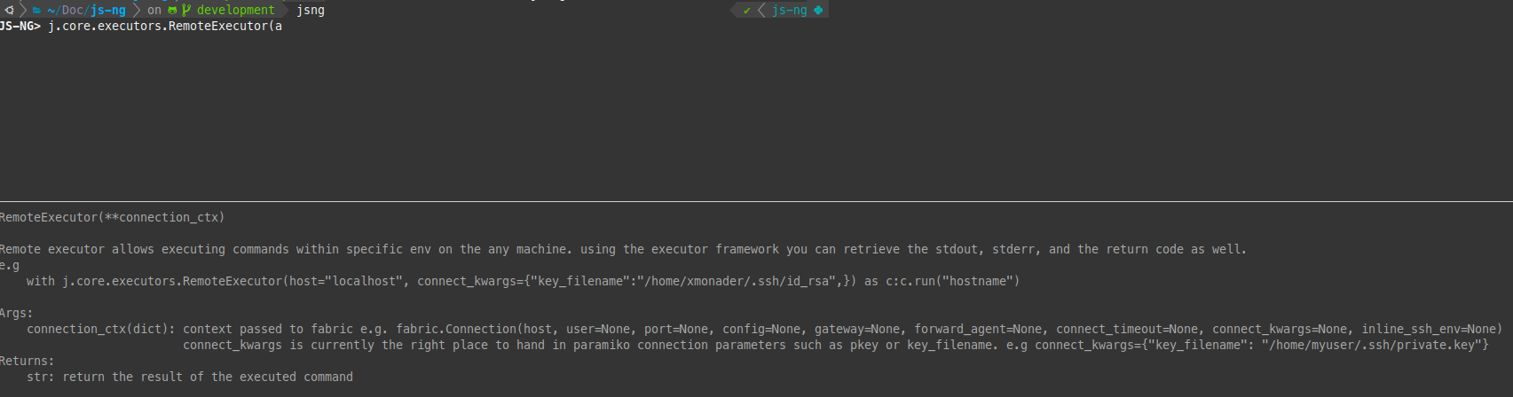 add docs string for remote executor · Issue #380 · threefoldtech/js-ng · GitHub
