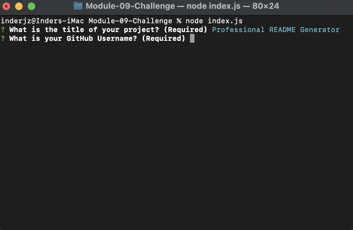 GitHub - inderjz/module-9-readme-generator-