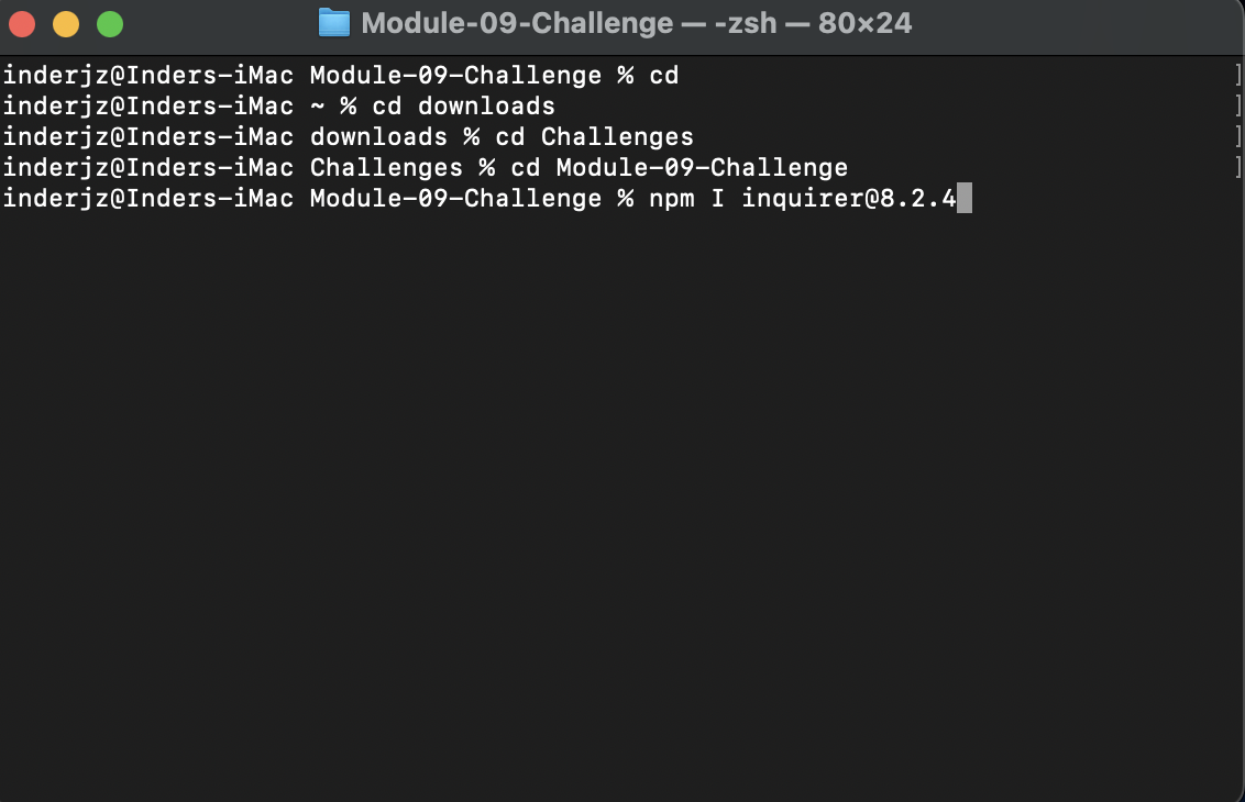 GitHub - inderjz/module-9-readme-generator-