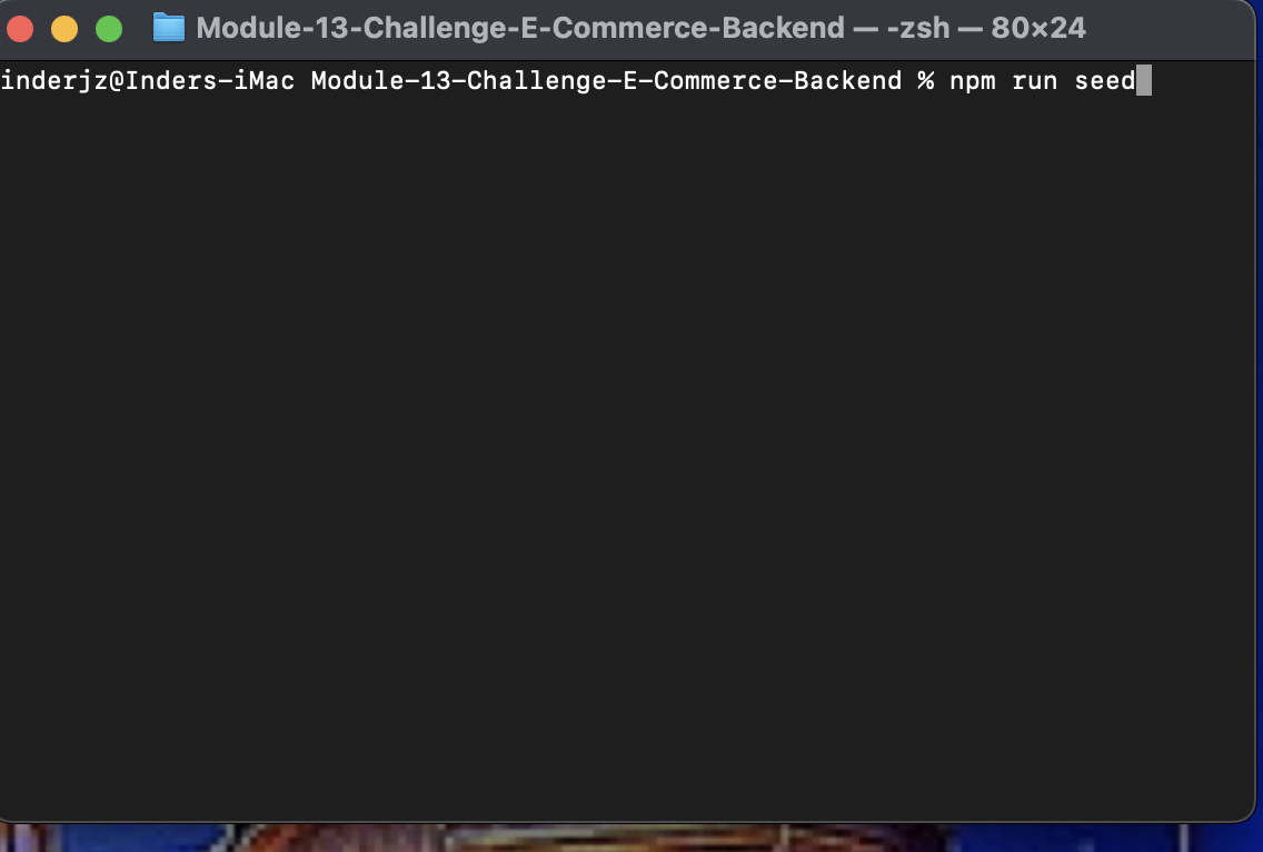 GitHub - inderjz/Module-13-Challenge-E-Commerce-Backend