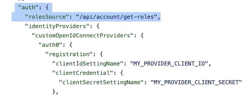 Custom roles via "rolesSource" with API as backend results in 404: Not Found · Issue #1105 ...