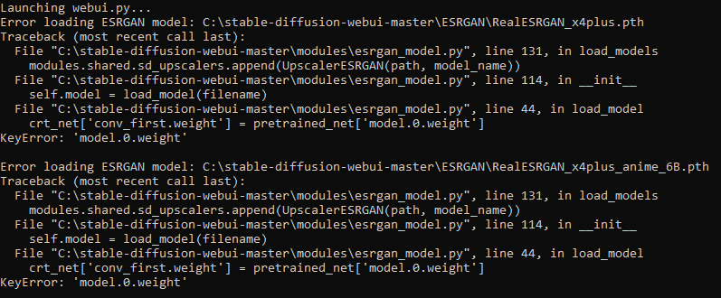Cannot get realESRGAN working · Issue #118 · AUTOMATIC1111/stable-diffusion-webui · GitHub