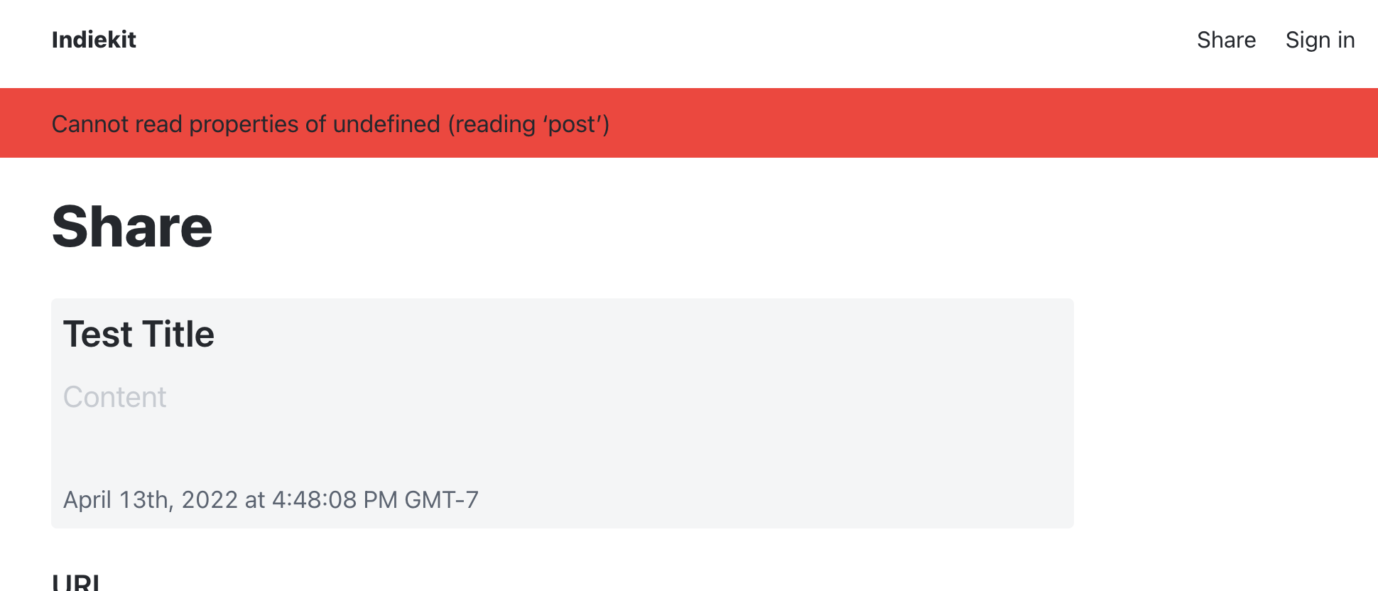 Unhelpful error on missing post type · Issue #423 · getindiekit/indiekit · GitHub