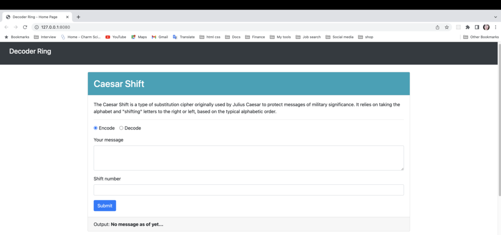 GitHub - odnodeveloper/Project_Decoding_Ring