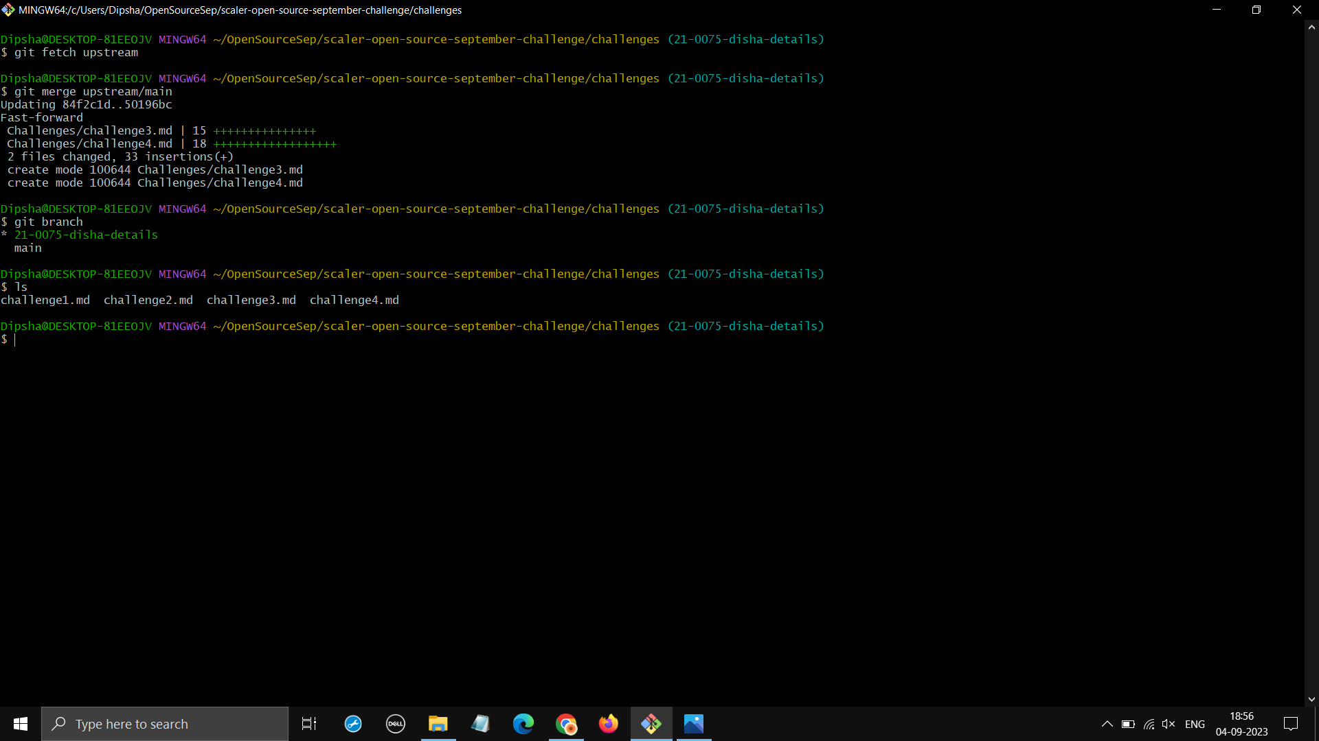 Challenge#1-Dipsha · Issue #5 · scaleracademy/scaler-open-source-september-challenge · GitHub