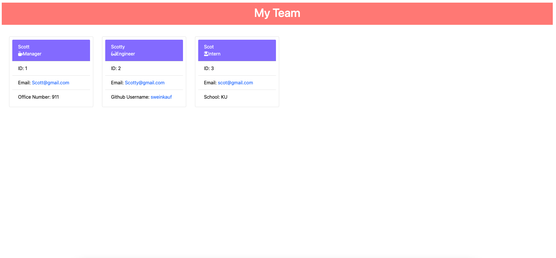 GitHub - sweinkauf/Team-Profile-Generator