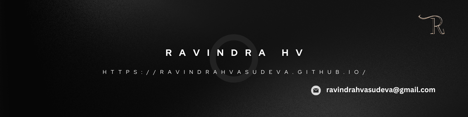ravindrahvasudeva (Ravindra HV) · GitHub