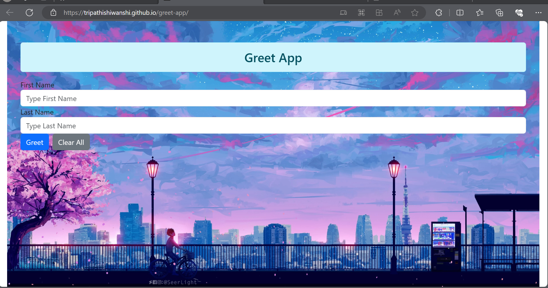 GitHub - TRIPATHISHIWANSHI/greet-app: 👋 Say hello to the Greet App! It's like having a friendly ...