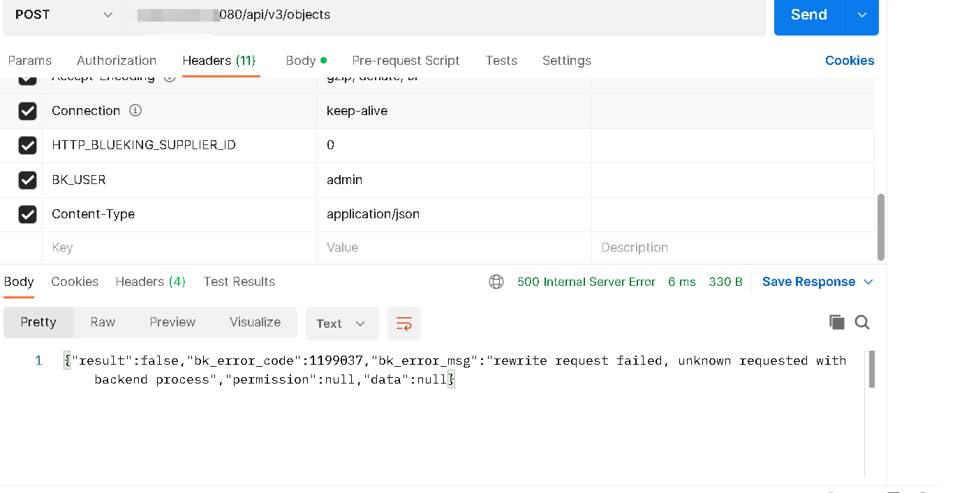 调用任何接口都是"bk_error_code":1199037 · Issue #6663 · TencentBlueKing/bk-cmdb · GitHub