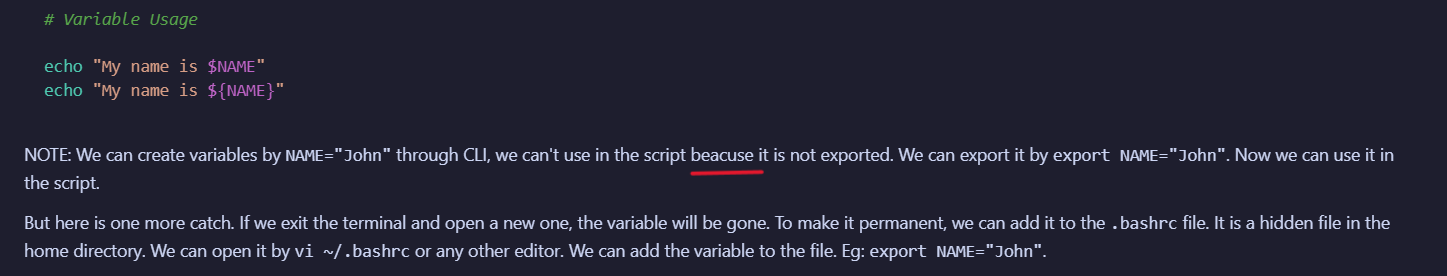 Docs Typos In Bash Scriptingreadmemd · Issue 74 · Pradumnasarafdevops · Github