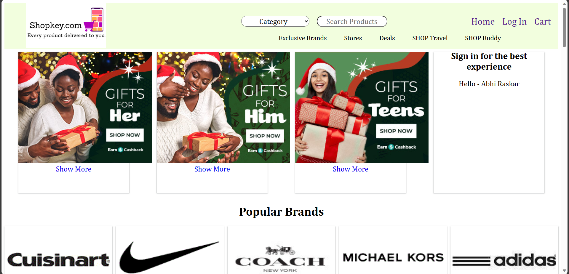 GitHub - AbhishekRaskar/ShopNow.com_Clone: ShopKey.com is a responsive and user-friendly e ...