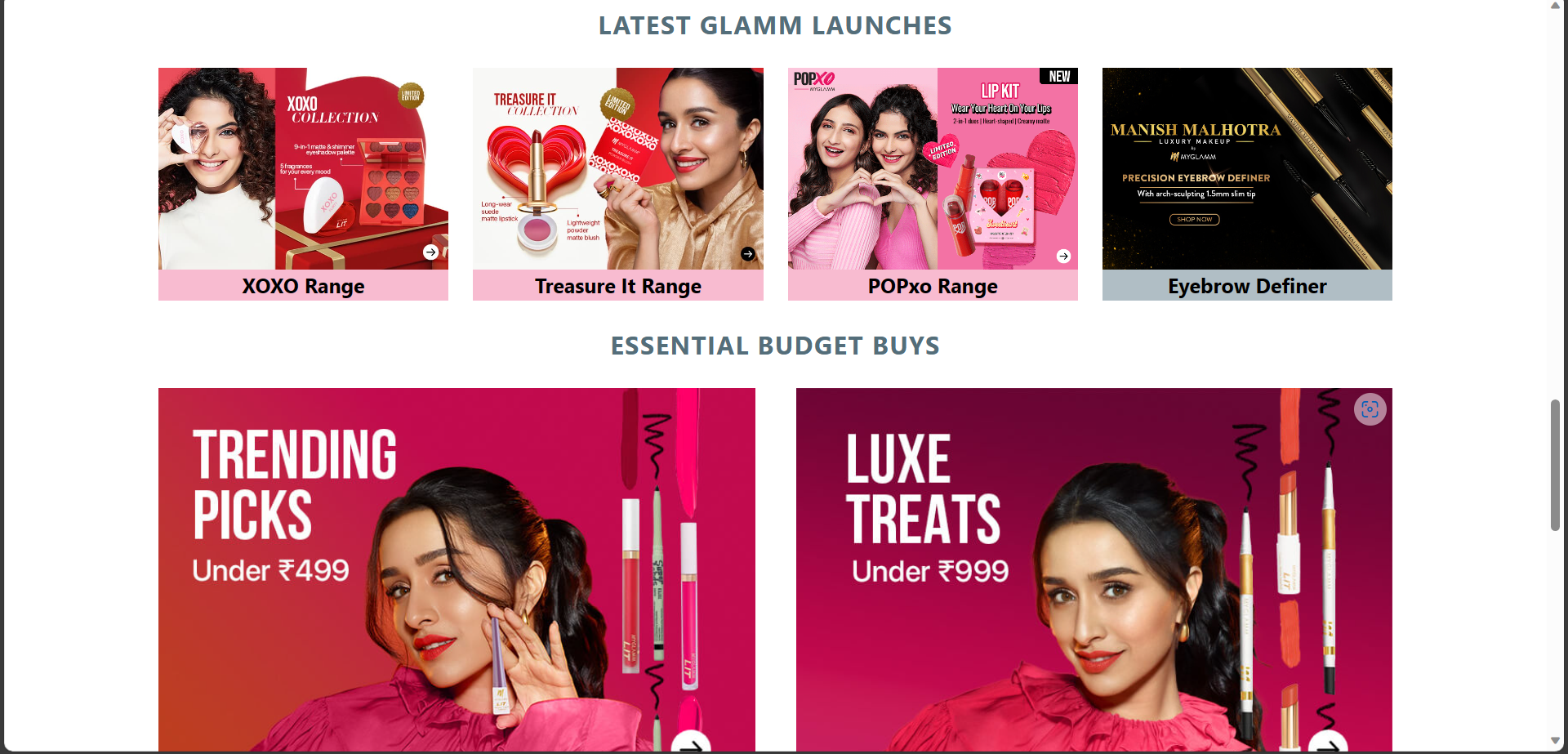 GitHub - AbhishekRaskar/MyGlamm.com_Clone: The Angels Paradise is an online Ecommerce Website ...