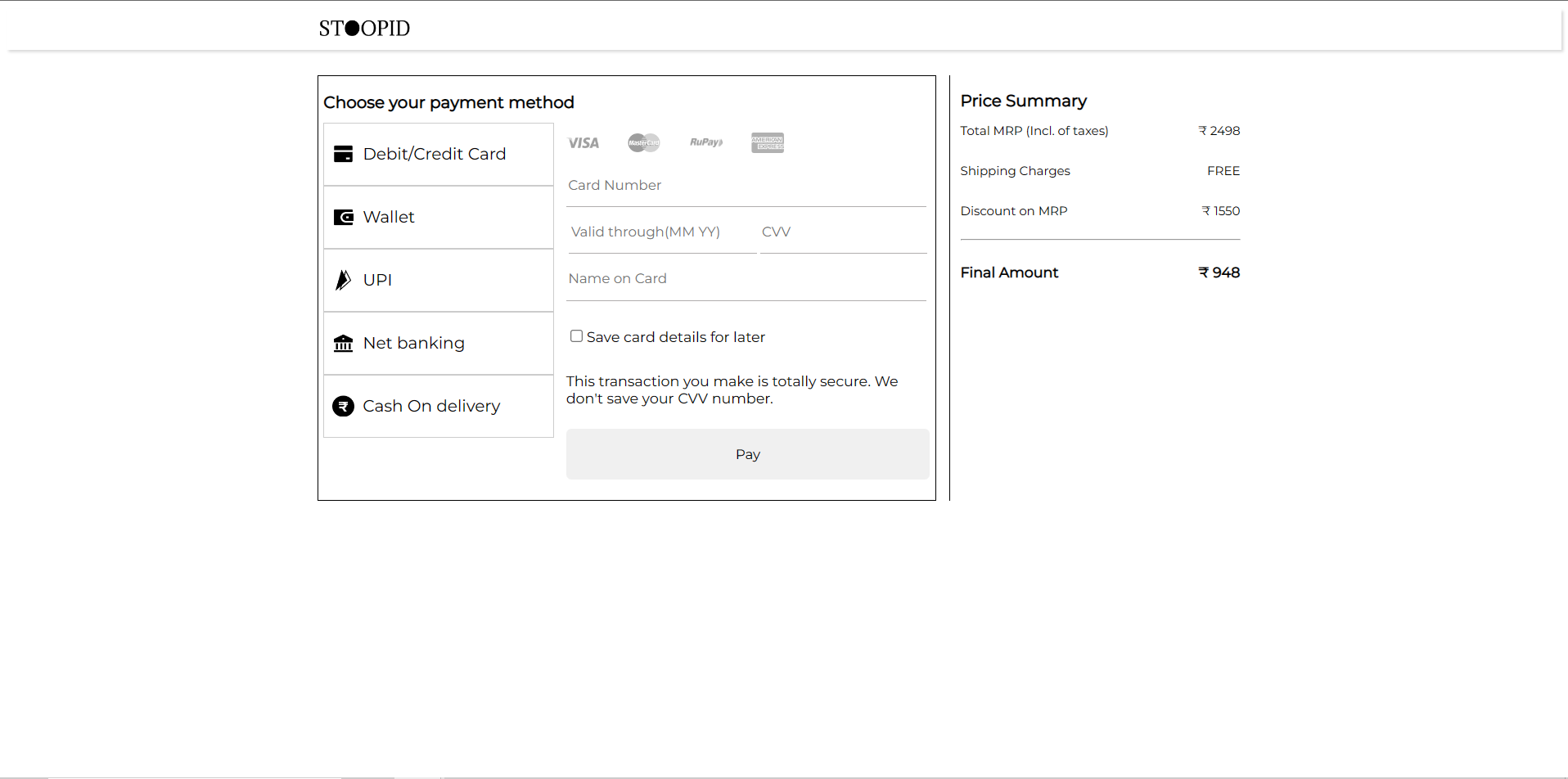 GitHub - madhurn29/Bewakoof-clone: Stoopid.com is the clone of Bewakoof.com. Bewakoof.com is an ...