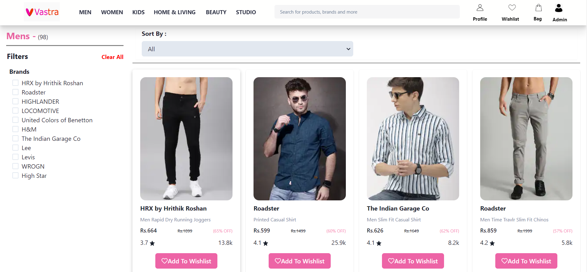 GitHub - soniadiwedi/Myntra_clone: Vastra ( Myntra Clone ) is a one top shop for all your ...