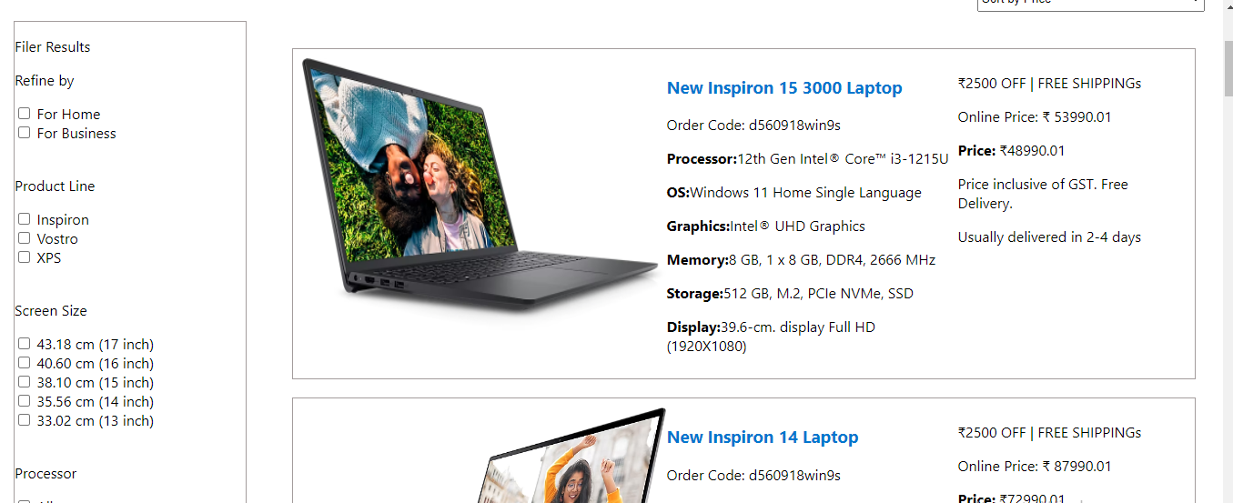 GitHub - DhaanuI/Tech-World: An individual clone project of Dell.com which is a complete full ...