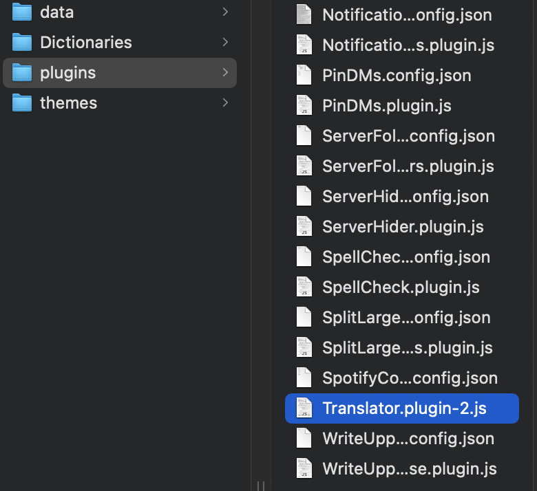 [BUG] - Translator Plugin appearing in "plugin" tab. · Issue #2076 · mwittrien ...