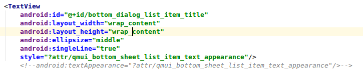 style 中覆盖 textAppearance 样式不起作用 · Issue #257 · Tencent/QMUI_Android · GitHub