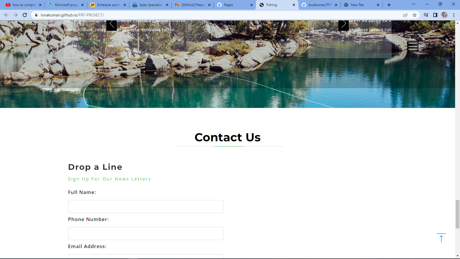 GitHub - lovakumari/FRT-PROJECT