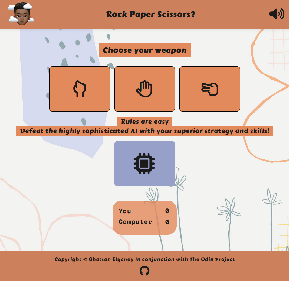GitHub - ghassanelgendy/rock-paper-scissors: The new rochambeau game!
