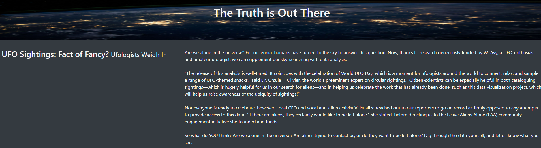 GitHub - ccomaneci/UFOs