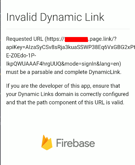 Invalid Dynamic Link Auth Without Password · Issue 79429 · Flutterflutter · Github