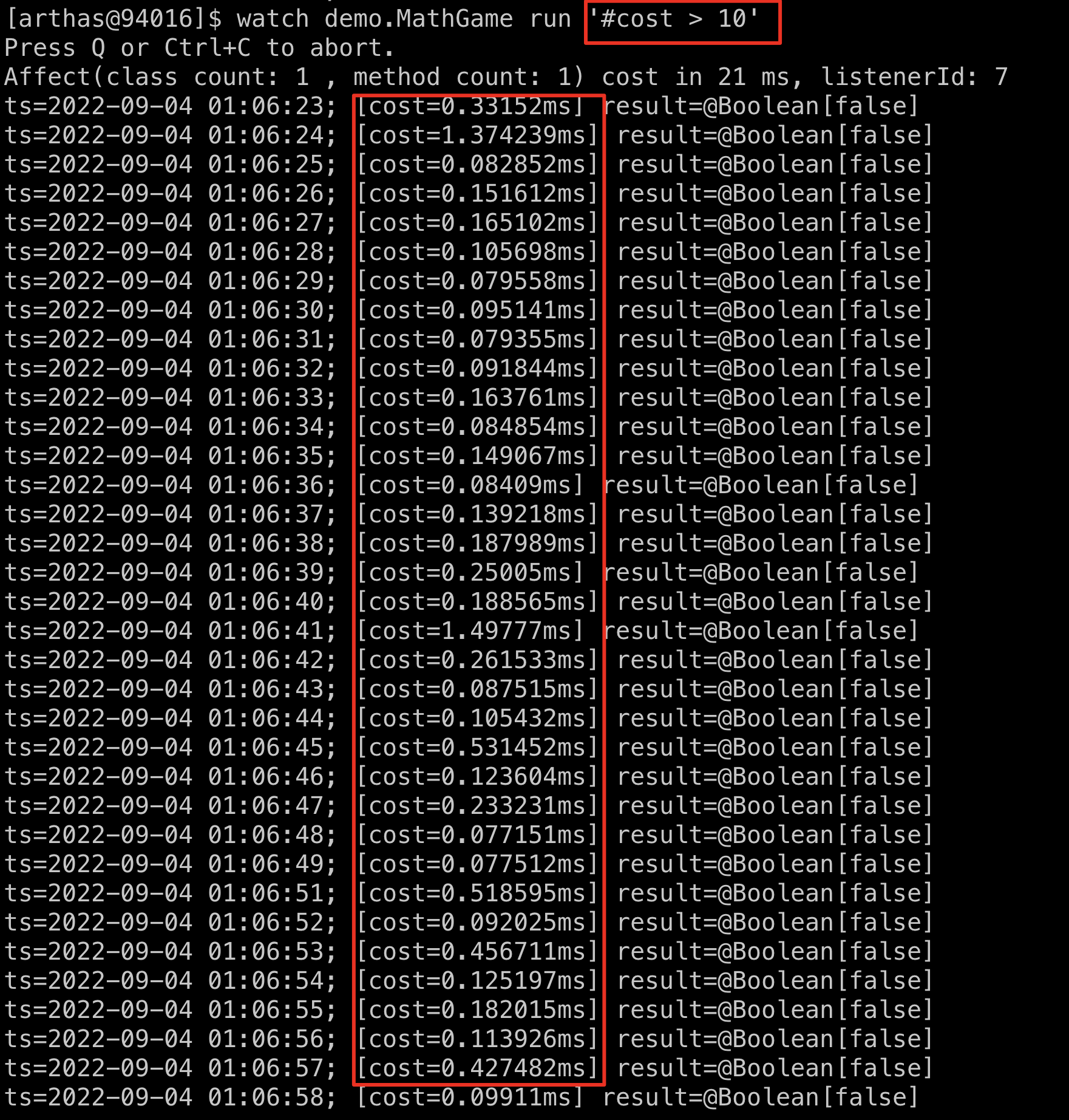 Watch Cost 耗时条件筛选无效 · Issue 2275 · Alibabaarthas · Github