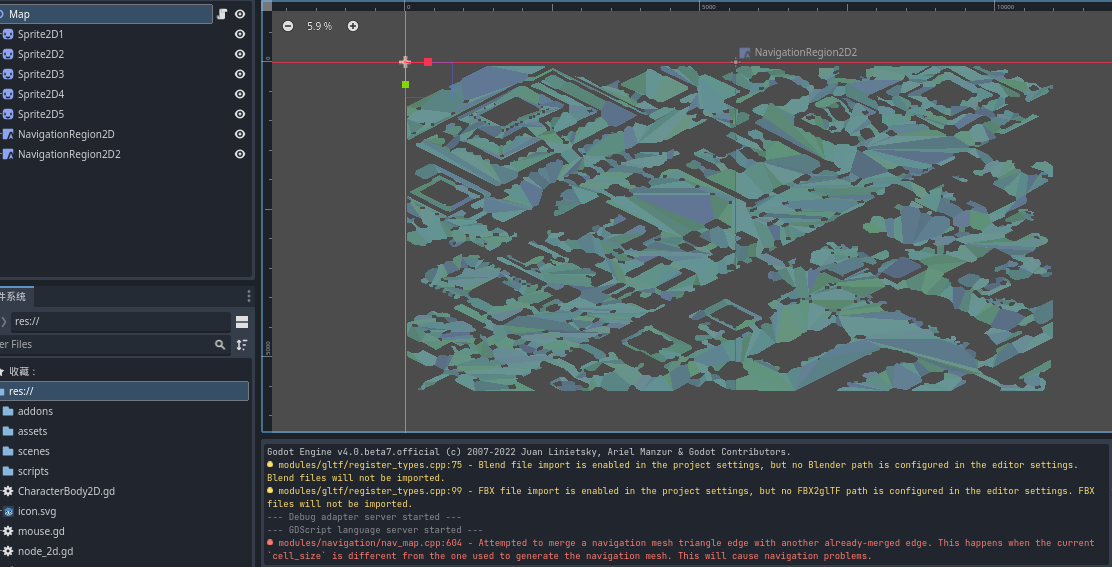 Navigation Of Contour Array Generated With Opencv Is Not Normal In