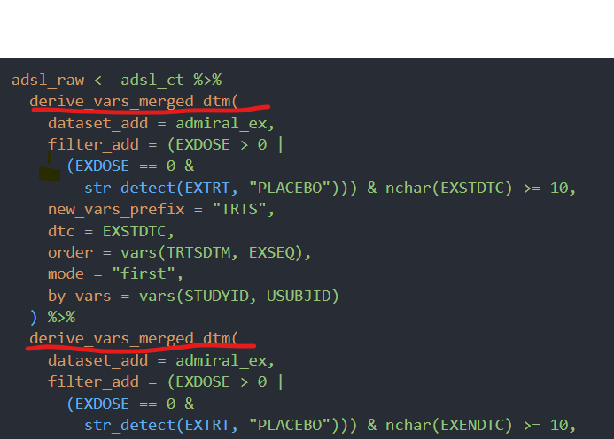 Deprecated functions need to be removed from example section · Issue #225 · pharmaverse ...