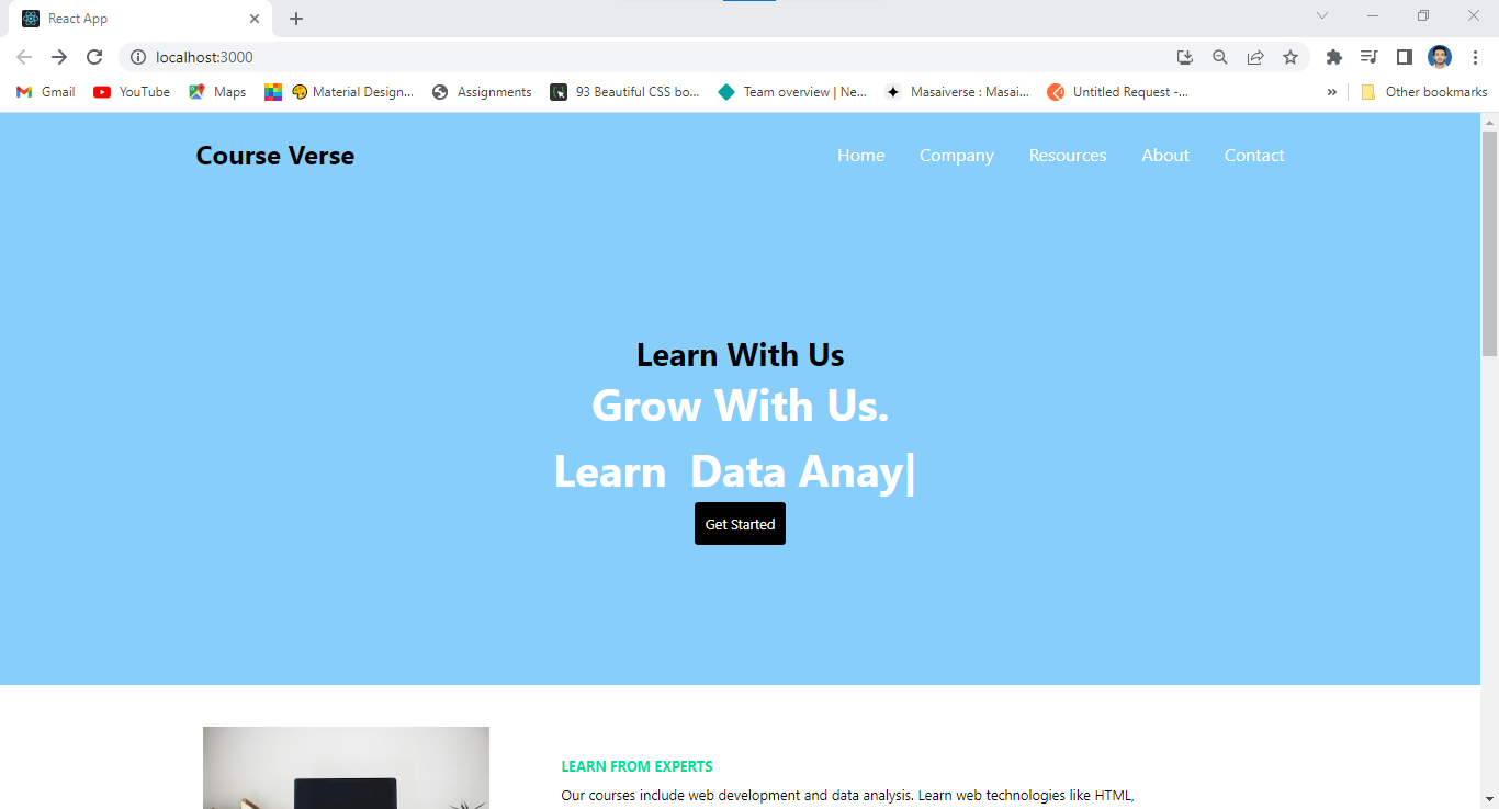 GitHub - SameerManapkar/Learning-Webisite-with-tailwind-css