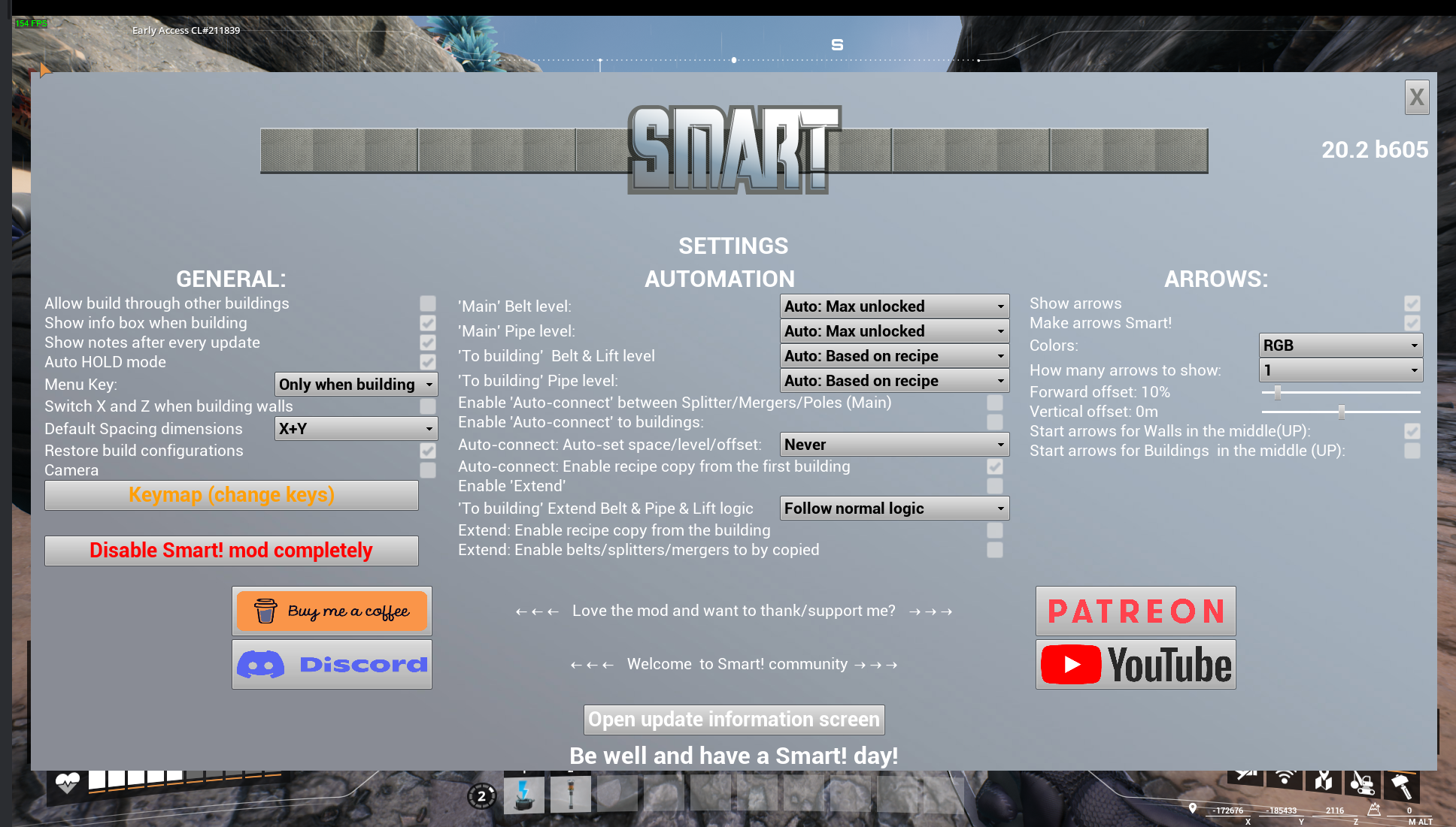 Smart! mod crashing randomly when placing and size or type of structure · Issue #132 ...