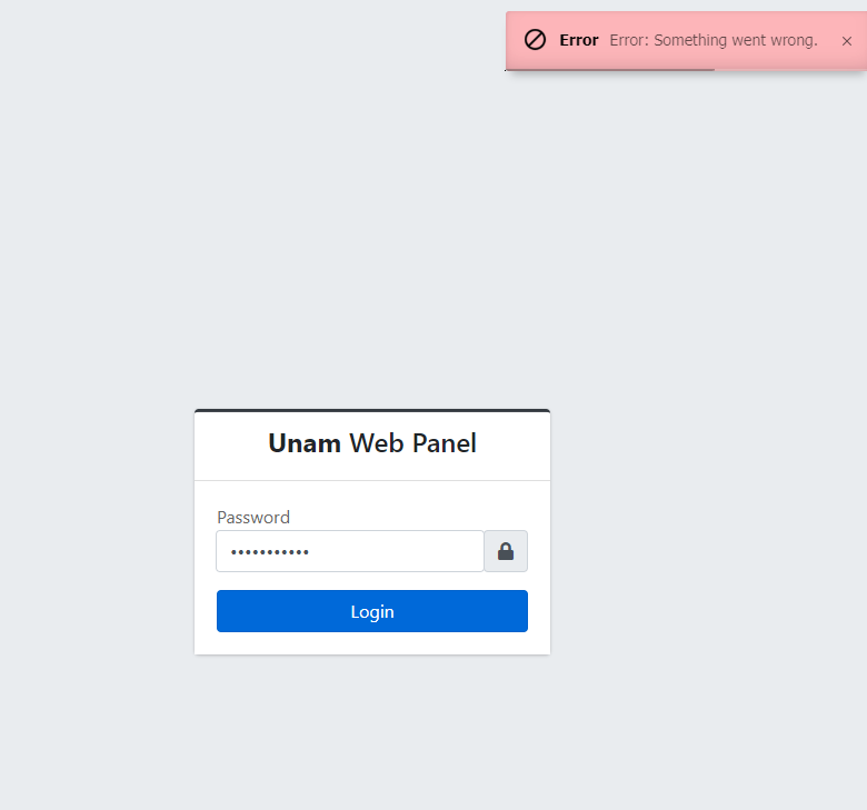 login issue,, help plz · Issue #189 · UnamSanctam/UnamWebPanel · GitHub