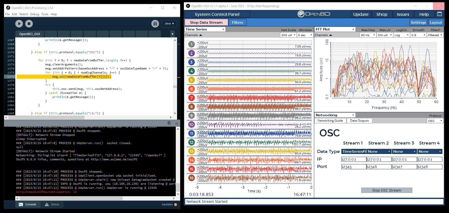 OSC communication problem · Issue #1042 · OpenBCI/OpenBCI_GUI · GitHub